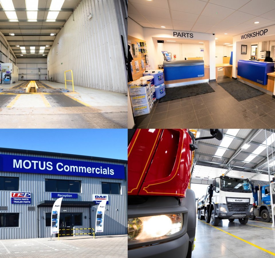 About Motus Commercials | DAF Trucks | Truck Servicing | Truck Parts