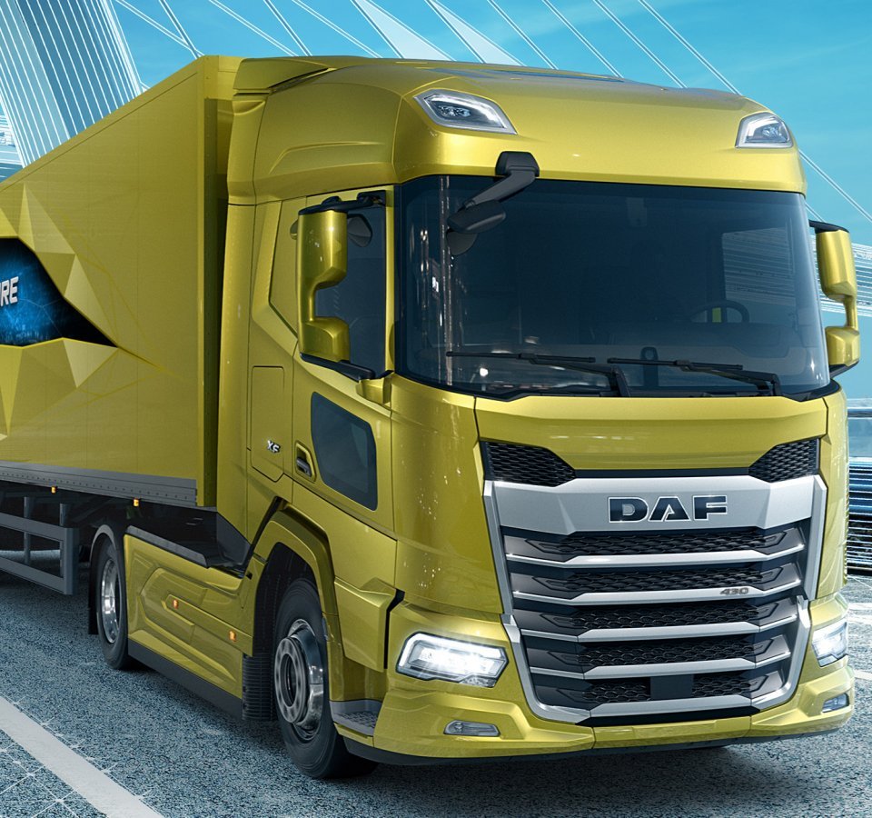 Daf Lorry New DAF LF Driveline With PowerLine Transmission The Smooth